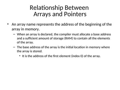 C Array And Initialisation And Declaration Ppt
