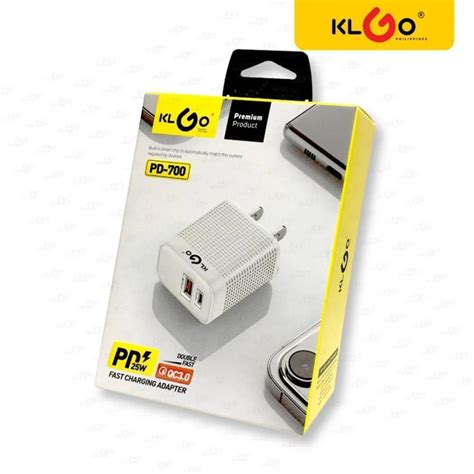 หัวชาร์จ Pd 700 แบบ 2 หัวเสียบ Type C และ Usb Pd 25w Qc 30 สีขาว
