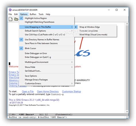 Emacs Download Free Windows 271 Softpedia