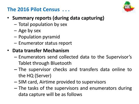 2017 Ethiopian Population And Housing Census Data Capturing And