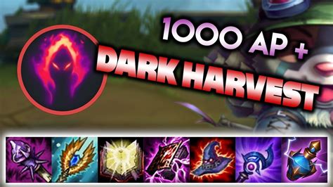 1000 Ap Dark Harvest Teemo Commentary Separate Games Youtube