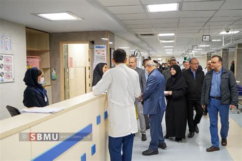 دانشگاه علوم پزشکی شهید بهشتی بازدید نوروزی رییس دانشگاه از بیمارستان