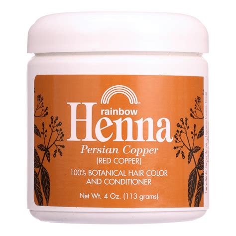 Rainbow Research Henna 100 Botanical Hair Color And Conditioner