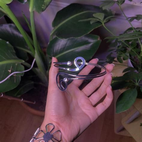 Unique Silver Arm Cuff Get A Discount With The Depop