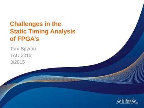 Pptx Tau Spyrou Fpga Timing Dokumen Tips