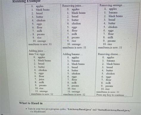Solved Must Be In Java Implement A Sortedlistarraybased
