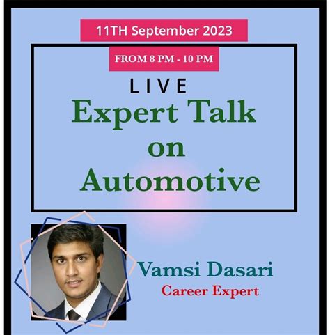 V Krishna Dasari On Linkedin Success Workshops Webinar Careeropportunities Careergoals