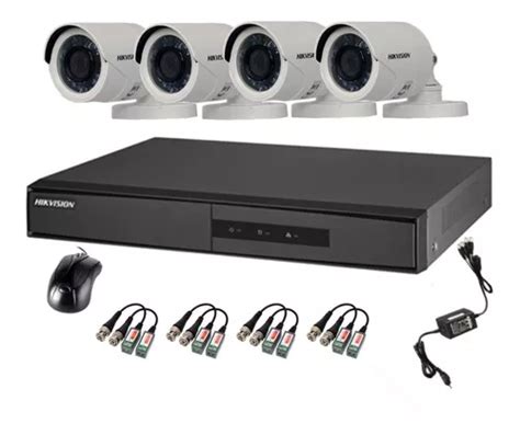 Kit Camaras Seguridad Hikvision Ch Cam Full Hd Matko Cuotas Sin