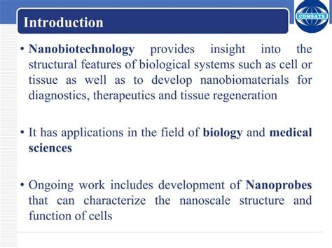 Nanobiotechnology Applications Nanoethics Pptx