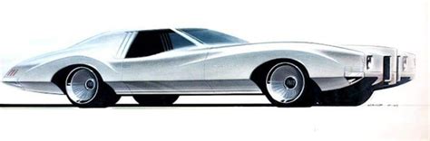Futuristic White Car Drawing