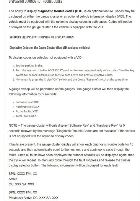 International Trucks Diagnostics Trouble Codes Dtcs Diy And Guides