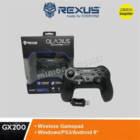 Jual Rexus Gladius Gx200 Gx 200 Gaming Wireless Gamepad Windows Android