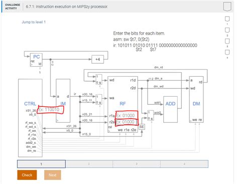 Instruction Execution On Mipszy Chegg