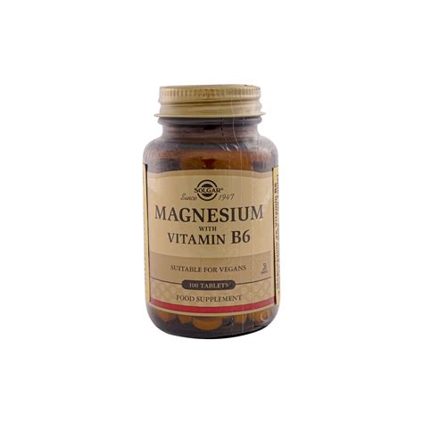 Solgar Magnesium With Vitamin B6 100 Tablet Fiyatı