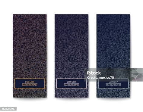 Spanduk Tampilan Modern Dengan Desain Pola Unik Ilustrasi Stok Unduh