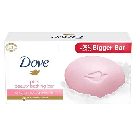 Dove Pink Beauty Bar Soft Smooth Glowing Skin 125 5g