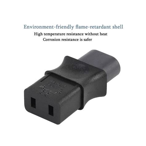 تسوق 2 Pin Iec 320 C8 Male To Iec 320 C9 Female Ac Adapter اونلاين