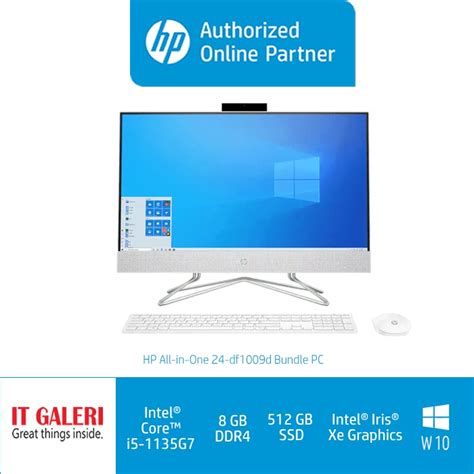 Jual HP All In One 24 CB1015D Intel Core I5 1235U 8GB 512GB 23 8 Windows 11 OHS2021