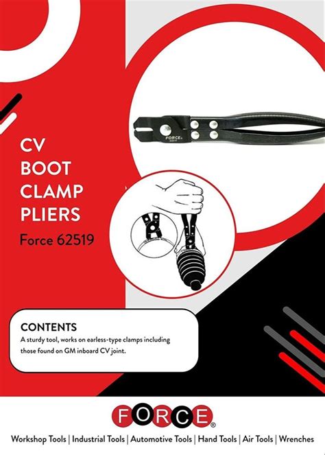 Mild Steel Force 62519 Cv Boot Clamp Plier Size 6inch Rs 120 Piece