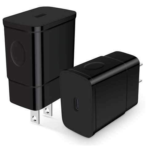 Usb C Block 2pack Abcpow Usb C Charger Block 25w Pd Android Type C Charger Block Usb C Wall