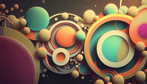 Premium Ai Image Abstract Background Colorful Flat Elements Abstract Business Background