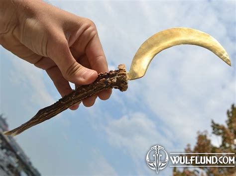 Boline Druid Sickles Golden Sickle Of The Druids