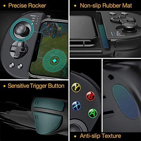 Delam Mobile Game Controller Bluetooth Phone Controller For Android