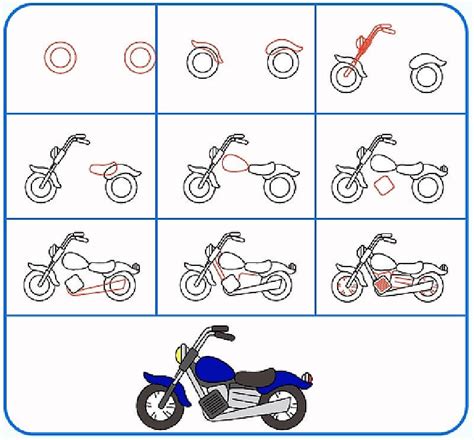 15 Easy And Beautiful Motorcycle Drawing Ideas Drawing Photos