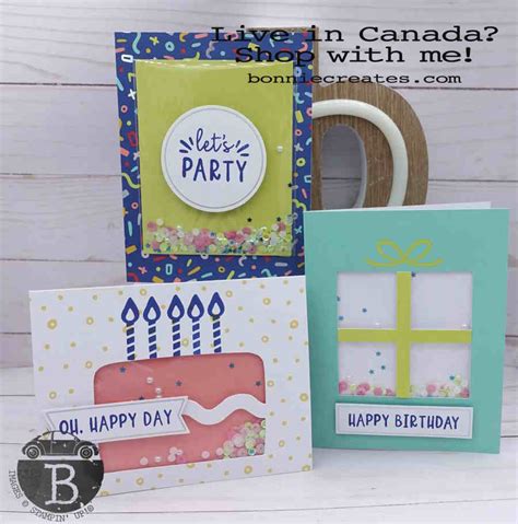 Introducing The Confetti Birthday Card Kit Bonnie Sanche Stampin Up Demonstrator