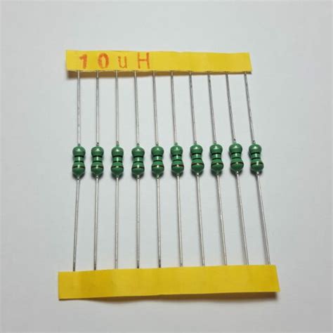 Resistor Type 10uh Axial Inductor 10uh 0 5w Axial Leads Color Ring