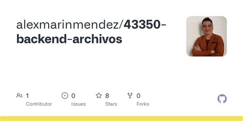 Github Alexmarinmendez Backend Archivos