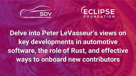 Eclipse Software Defined Vehicle On Linkedin Eclipsesdv Sdv Automotive Softwaredefinedvehicle