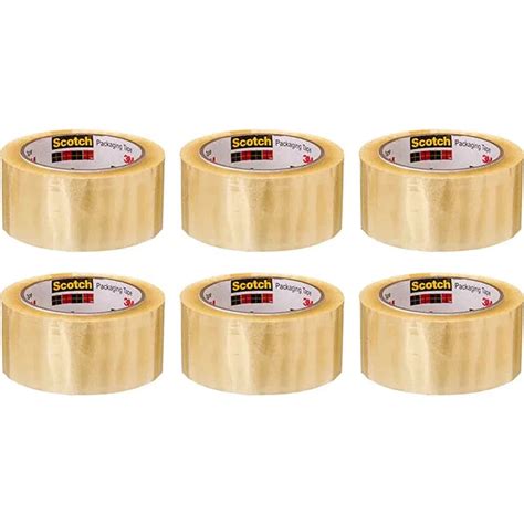 3m Scotch Clear Packaging Tape 301c 50y6t In X 50 Yds Star Light