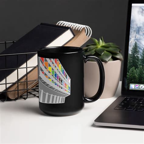Unity Pride Mug Brutalist Architecture Inspired Black Glossy Mug 11oz And 15oz Etsy