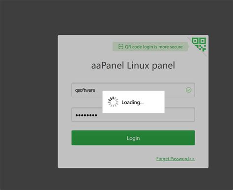 Password Reset Password Aapanel Free Hosting Control Panel One Click Lamplemp