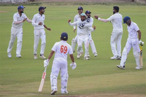 Tushar Deshpande Ranji Trophy Semi Final Mumbai Madhya Pradesh Rule Day I Telegraph India