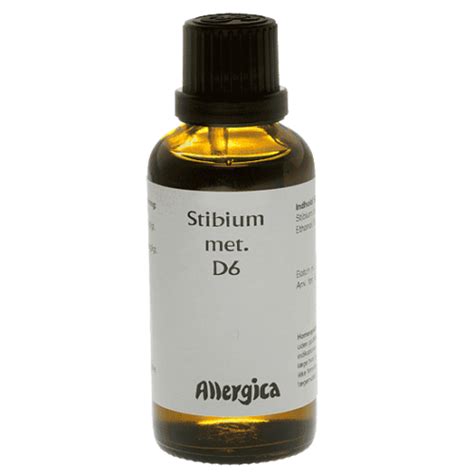 Stibium Met D6 Dråber Allergica