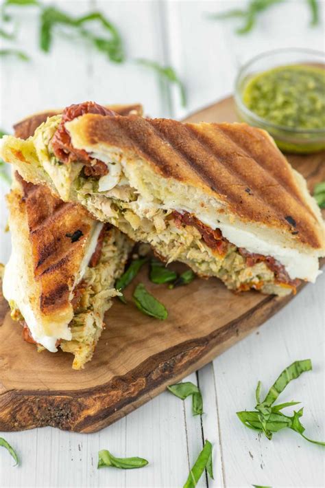 Chicken Pesto Panini Recipe Chisel And Fork