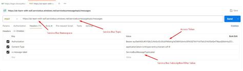 Rest Api To Send Messages To Azure Service Bus Topic Subscription
