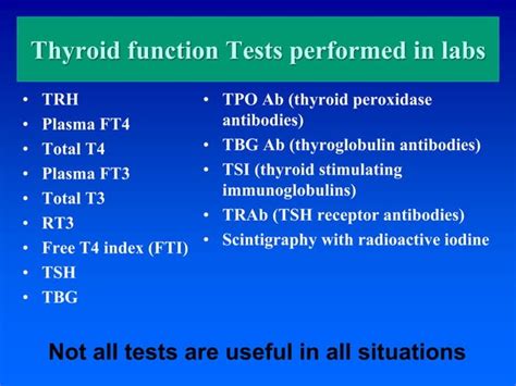 Thyroidfunction Tests Interpretattion Ppt