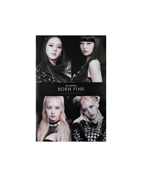 Plakat BLACKPINK - Born Pink (BLACK VER.)