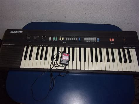 Casio Casiotone Ct 360 Boss Power Cord 49 Key Keyboard Reverb