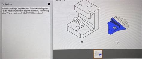 Solved A Drafting Competencies To Create Drawing Chegg