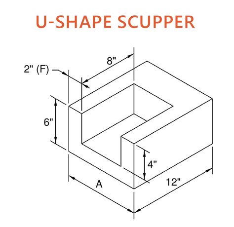 Bobé Scupper U Shape Cmp