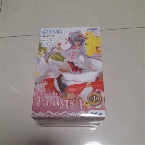 現貨 日版 Furyu 景品 Vsinger 洛天依 Lollypop 杯麵 泡麵蓋 公仔 蝦皮購物