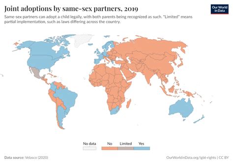 Joint Adoptions By Same Sex Partners Our World In Data