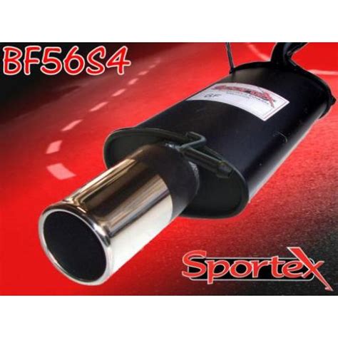 Sportex Ford Fiesta Exhaust Back Box 16i 2000 2001 S4