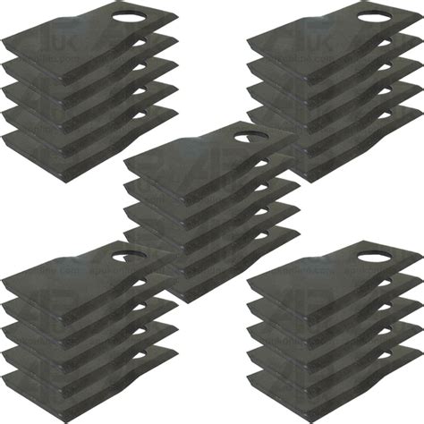 25x Mower Blade Lh Twisted For Krone Various Mower Tedder Cutter Apuk Online
