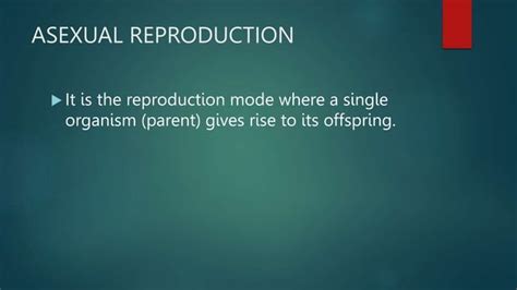Sexual And Asexual Reproduction Grade 7pptx