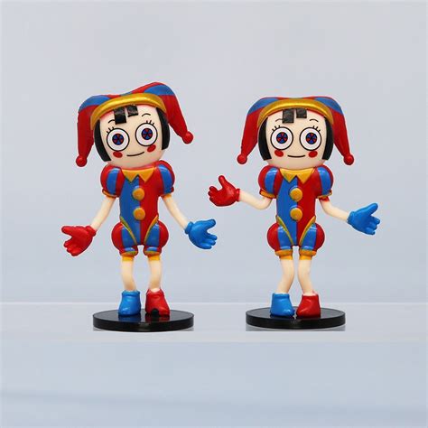 Jual The Amazing Digital Circus Action Figure Set Isi 8pcs Pomni Jax Gangle Caine Ragatha Kinger